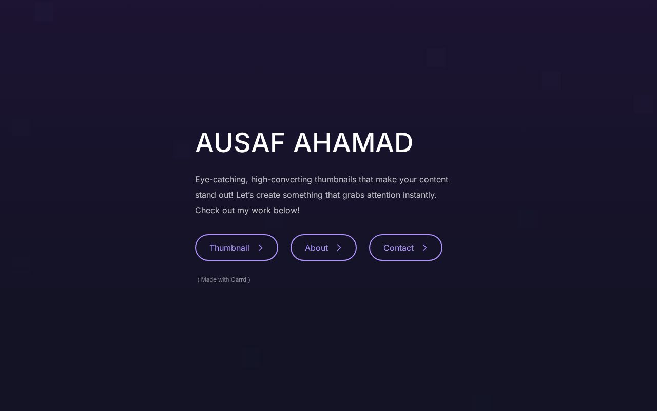 Ausaf's Portfolio